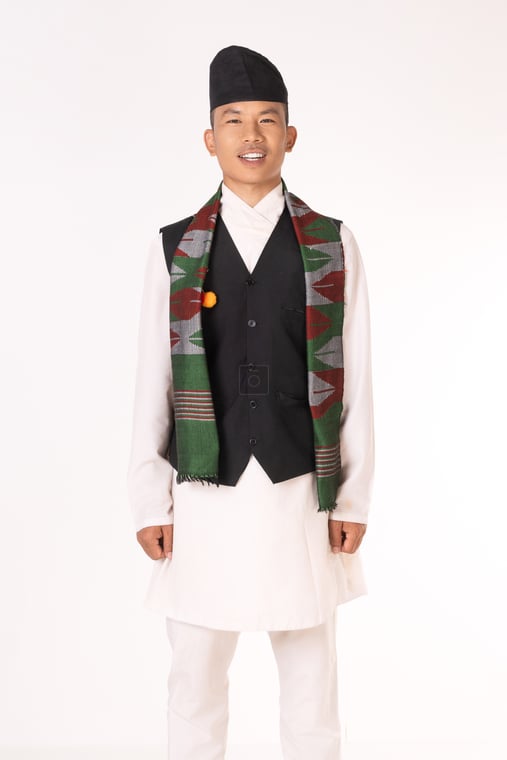 A young mongolian boy standing and wearing traditional outfit - Photos ...