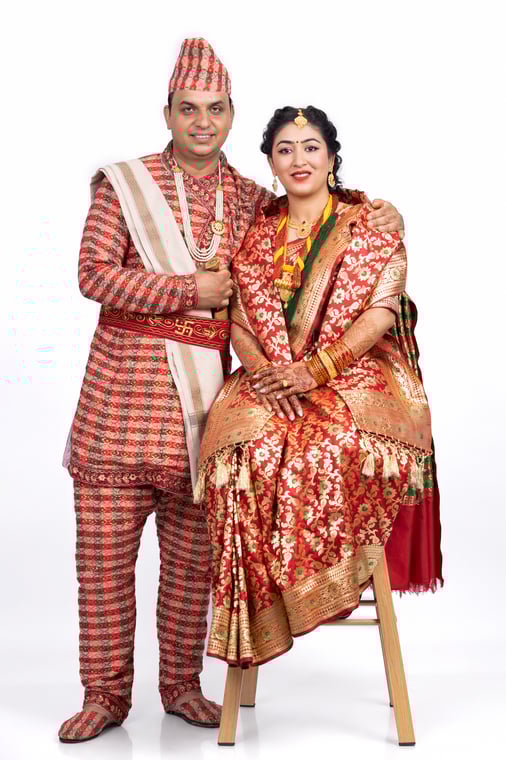 Forever Together: Nepali Couple Captured in a Romantic Embrace - Photos Nepal