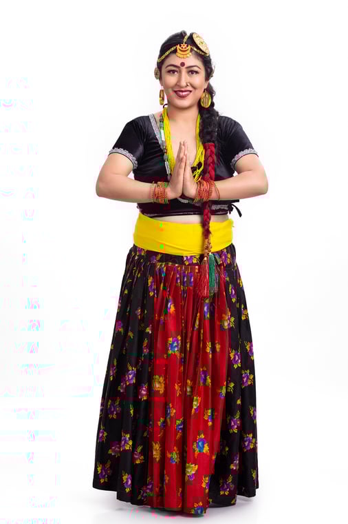 Namaste: A Welcoming Smile from a Beautiful Nepali Lady - Photos Nepal