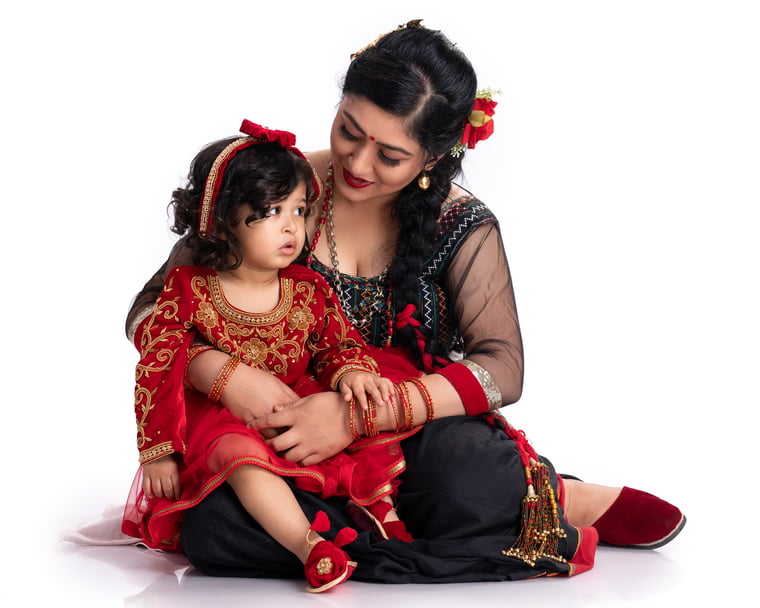Newari mother and daughter bonding while chatting: Commercial Nepali ...