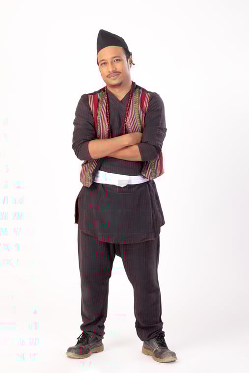 A Handsome Newari Man - Photos Nepal