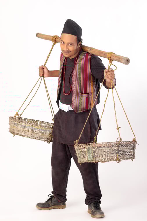 A Handsome Newari man - Photos Nepal