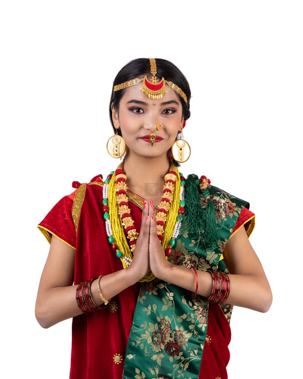 Gurung Traditional Dress For Girl